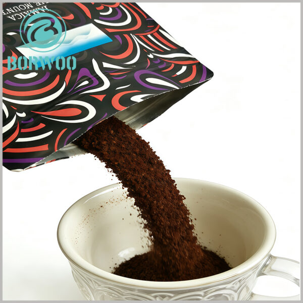600g Premium Aluminum Foil Zipper Coffee Pouch Packaging