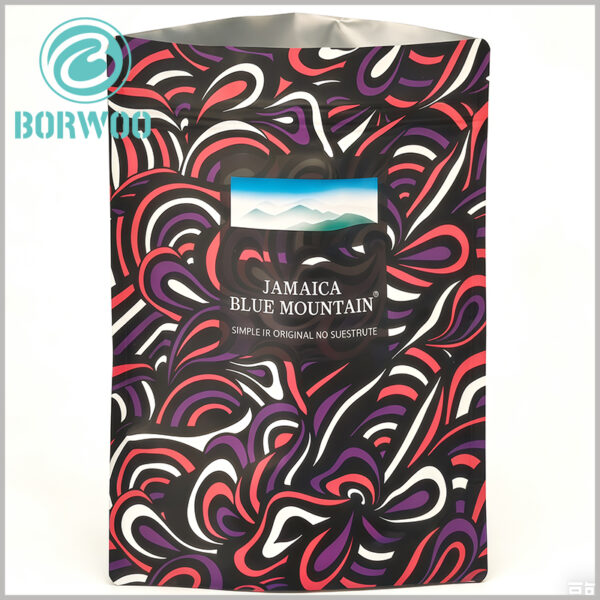 600g Premium Aluminum Foil Zipper Coffee Pouch Packaging