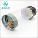 Clear round boxes with lids | Custom tube boxes packaging wholesale