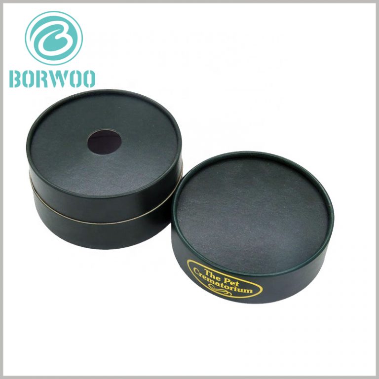 Black round cardboard tube packaging boxes | Tube boxes