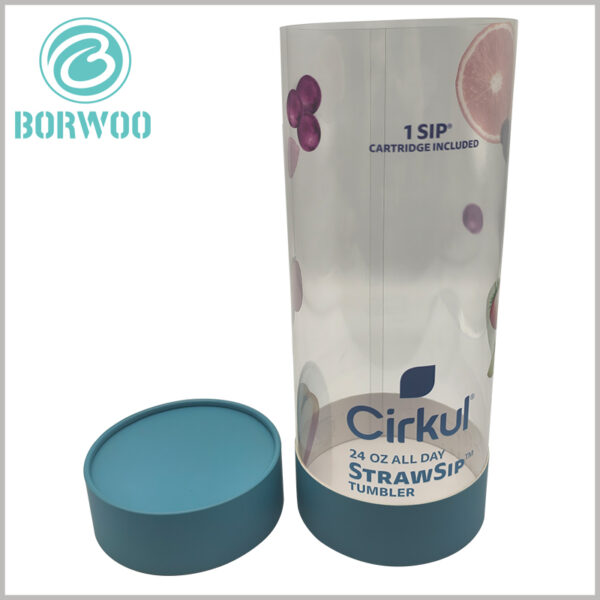 Custom plastic tube packaging for bottle