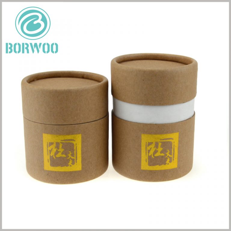 Food grade tube packaging boxes with window | Cylinder packaging