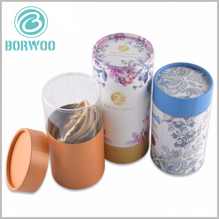Multi-options cardboard food tube packaging boxes with lids | Tube boxes