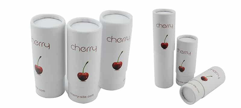 creative tube food packaging for cherry - Custom paper tube packaging ...