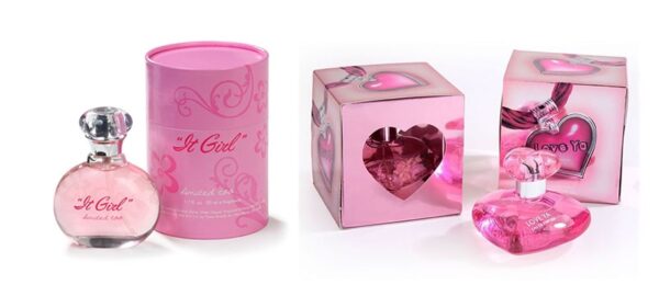 red printed perfume boxes packaging - Custom paper tube packaging ...