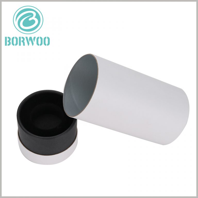 White paper tube packaging with printing | Round boxes wholesale